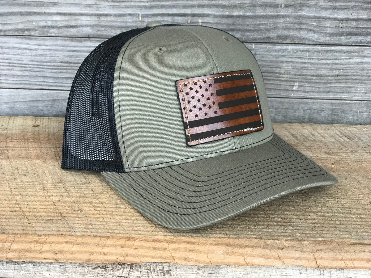 American Flag Patch Hat